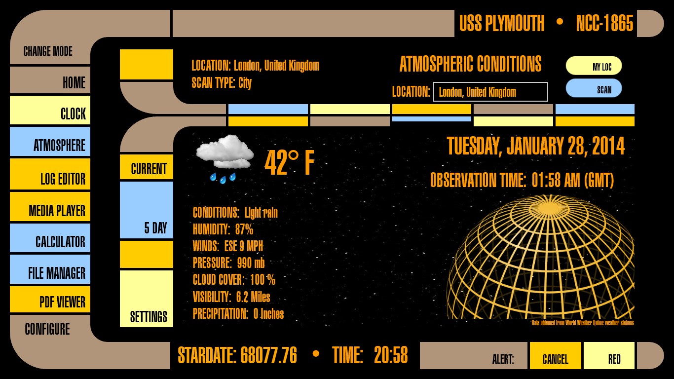 Star Trek Interface