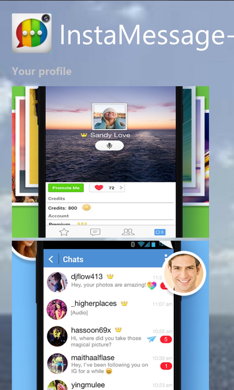InstaMessage-Chat | FREE Windows Phone app market