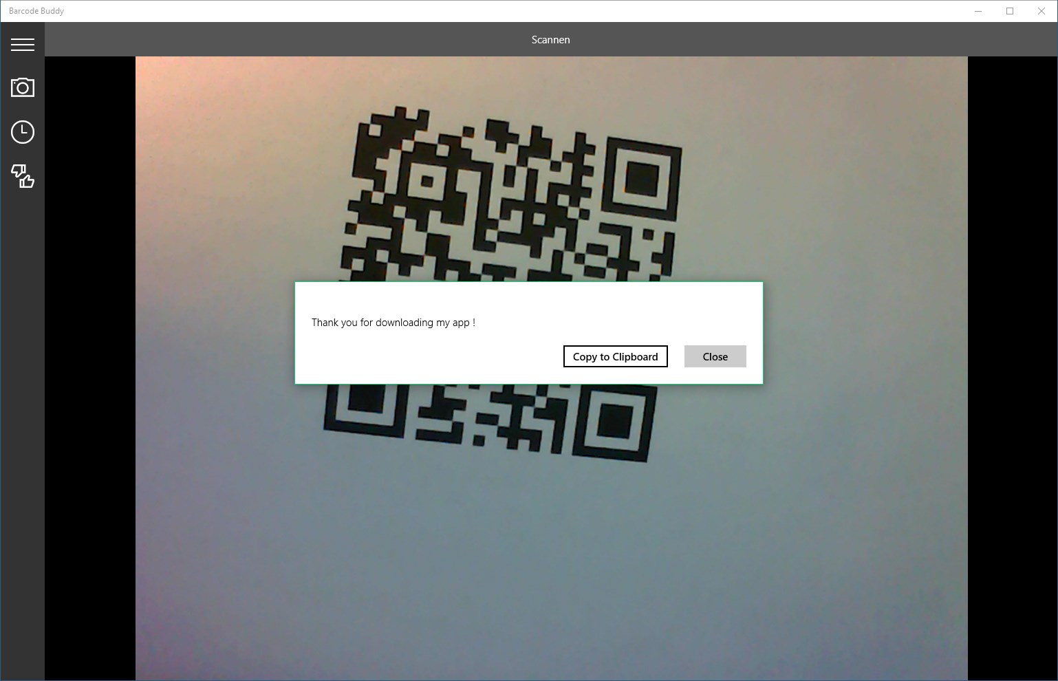 Barcode Buddy for Windows 10