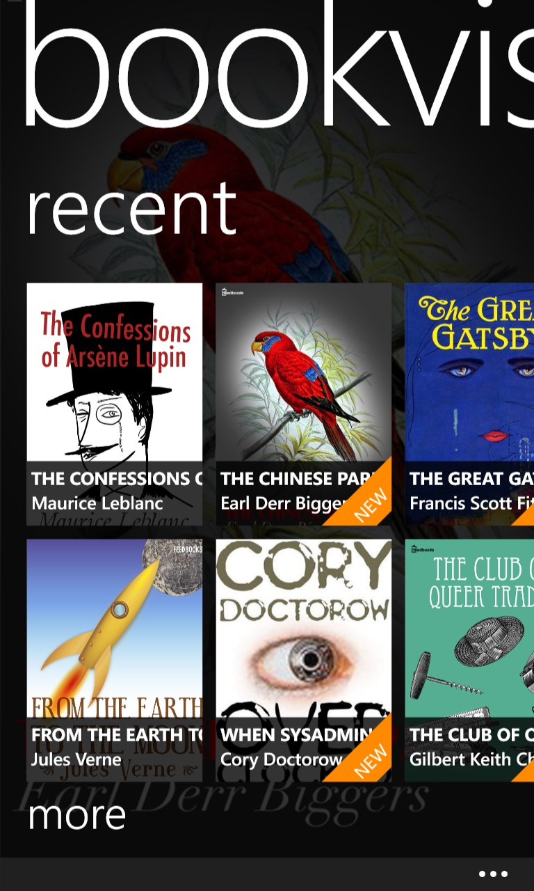 برنامه کتابخوان eBook reader ویندوز فون به نام Bookviser Reader - ویندومگ