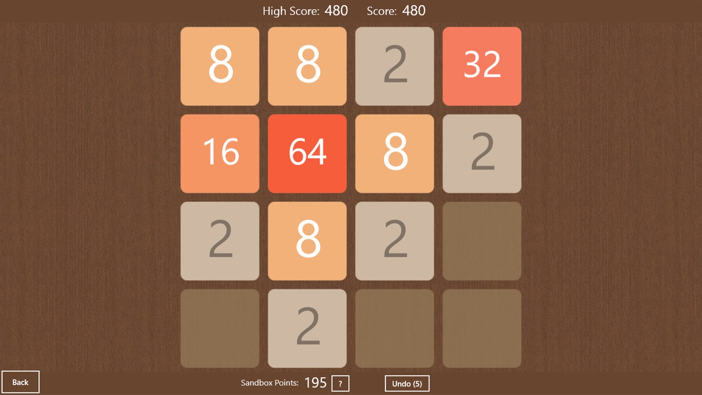 2048 Sandbox (by Alex Kvenvolden) - (Windows Games) — AppAgg